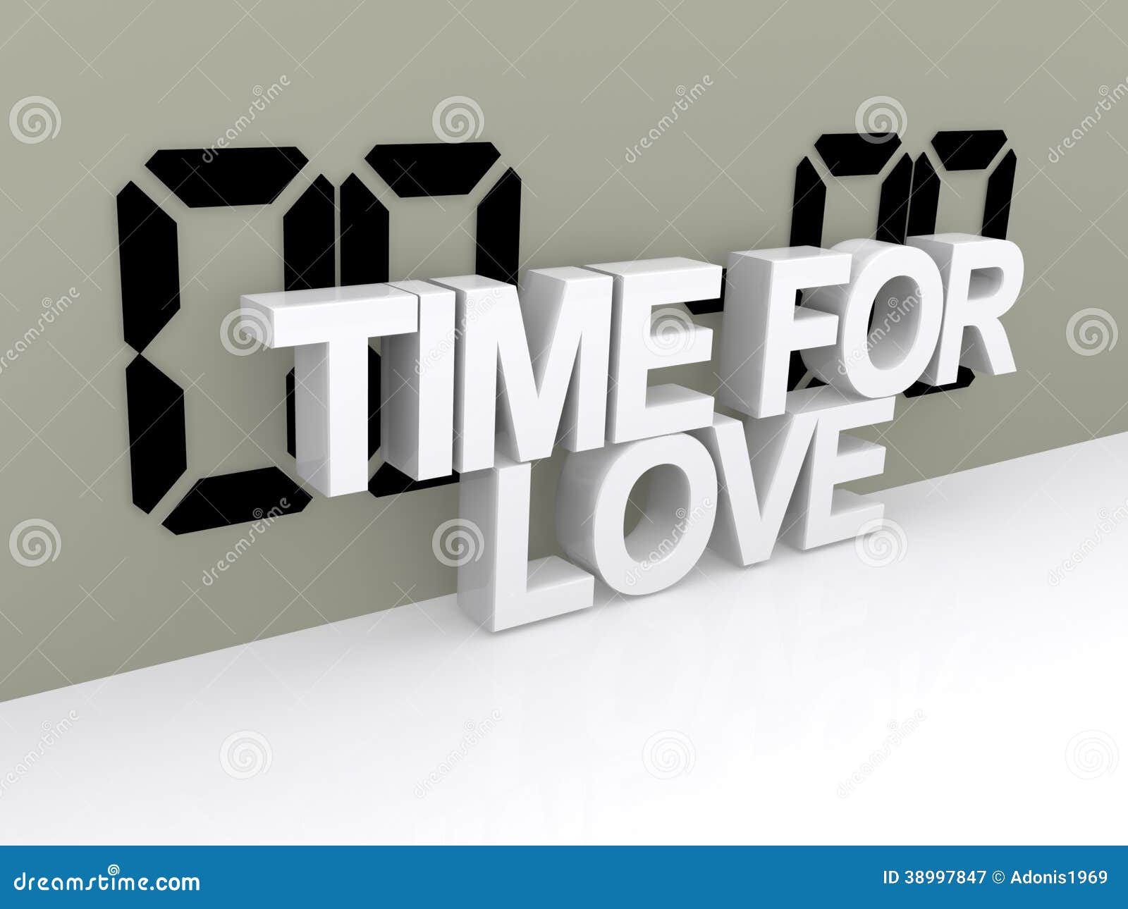 Time for love sign stock illustration. Illustration of face - 38997847