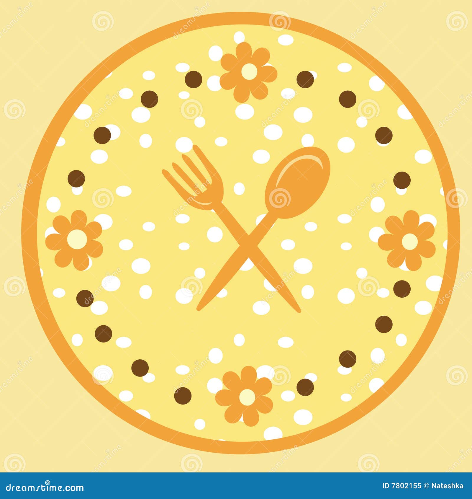 Time for lunch stock vector. Illustration of cartoon, vector - 7802155