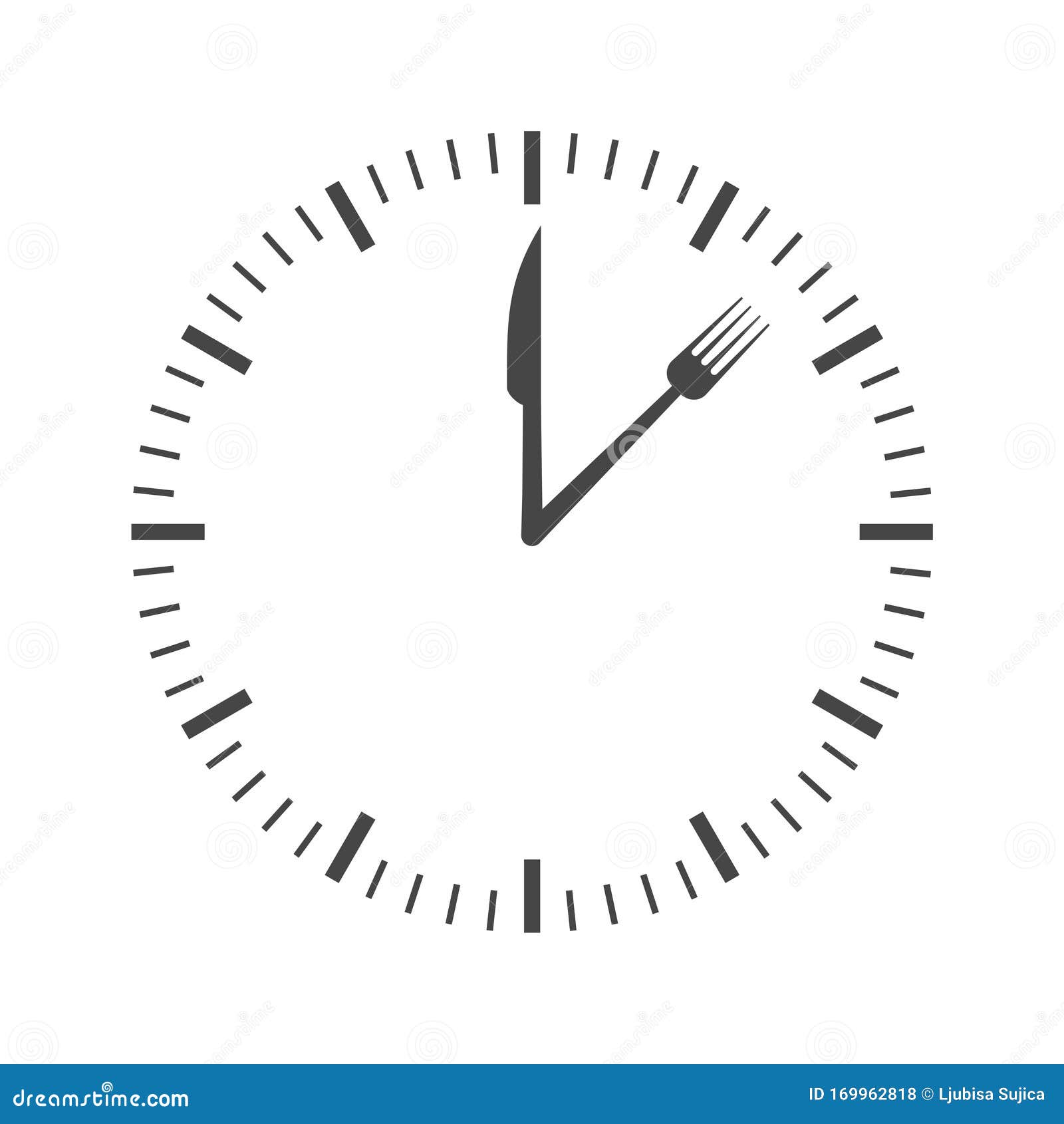 Time for Lunch icon stock vector. Illustration of breakout - 169962818