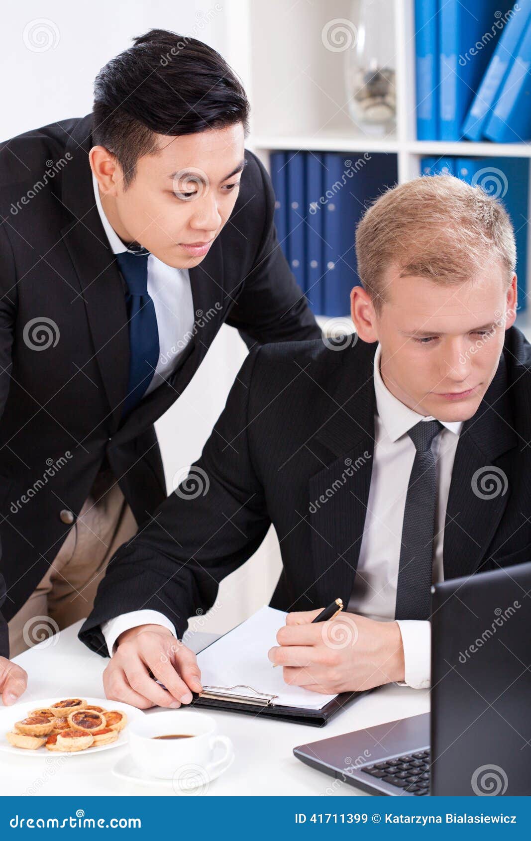 Time for Lunch in the Office Stock Image - Image of break, asian: 41711399