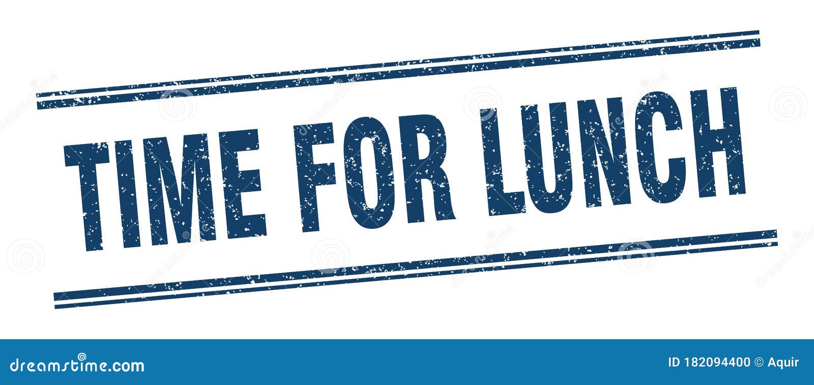 Time for Lunch Stamp. Time for Lunch Square Grunge Sign Stock Vector ...