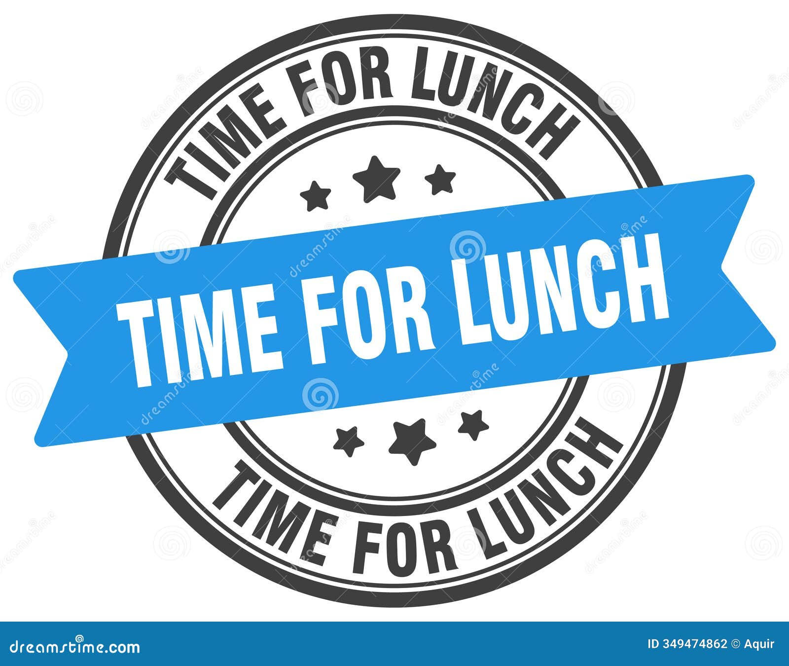 Time for Lunch Stamp. Time for Lunch Label on Transparent Background ...