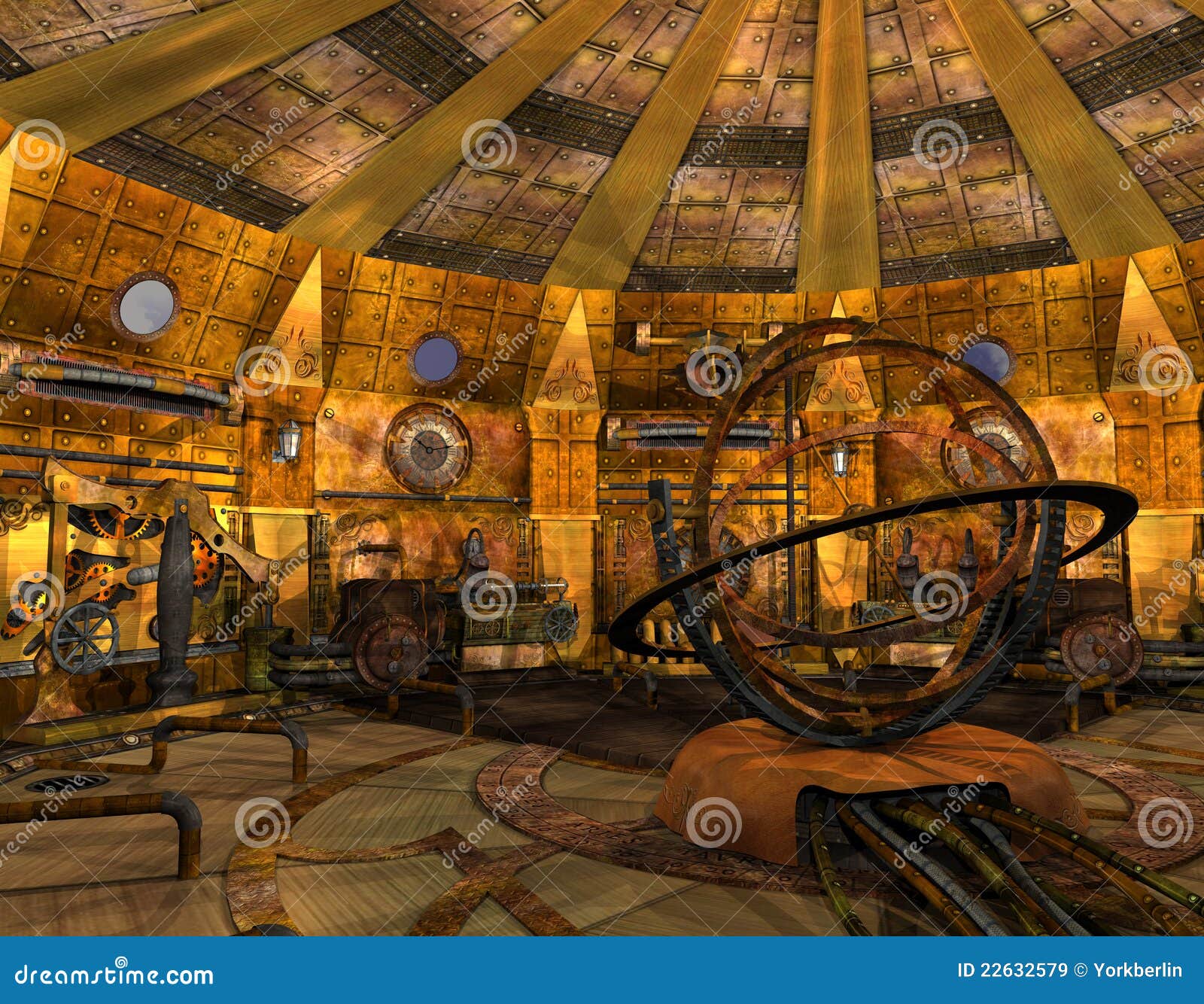 Time Machine Telegraph Going To The Future Royalty-Free Stock Image ...