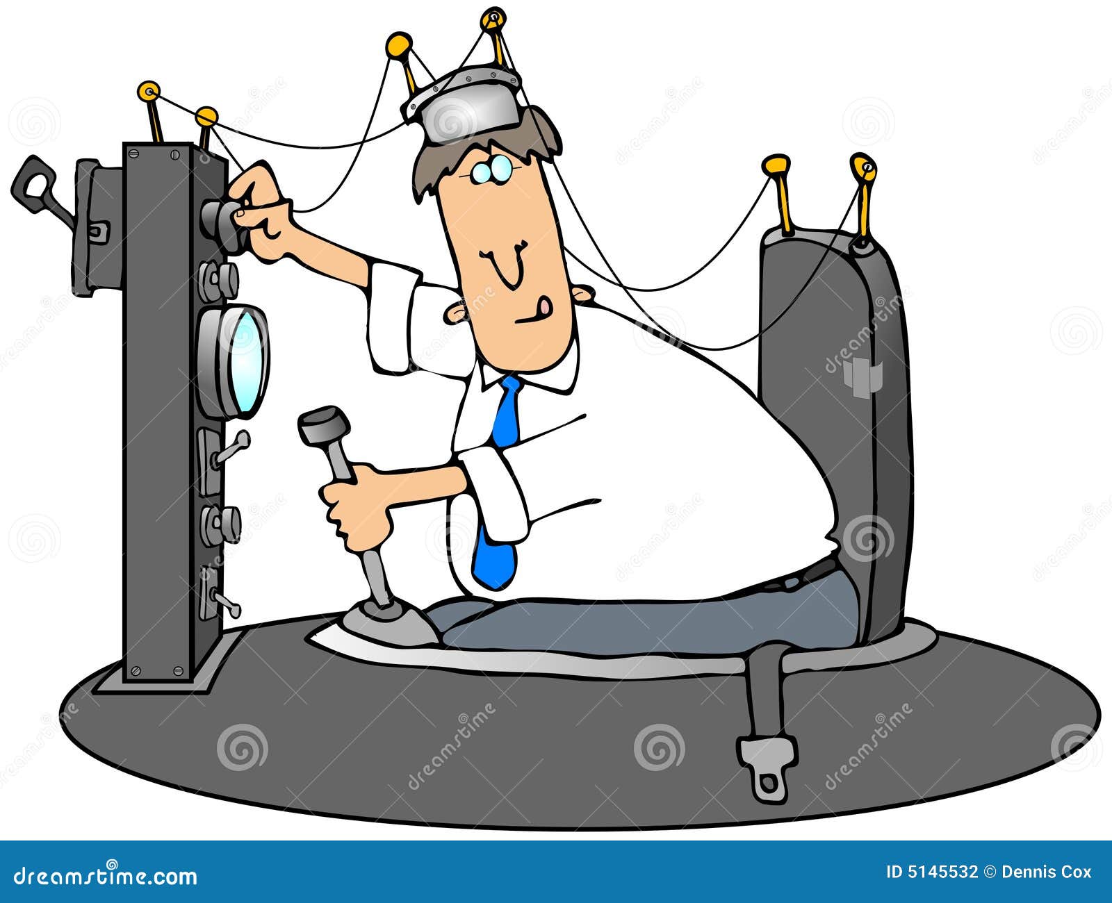 Time Machine stock illustration. Illustration of knob - 5145532