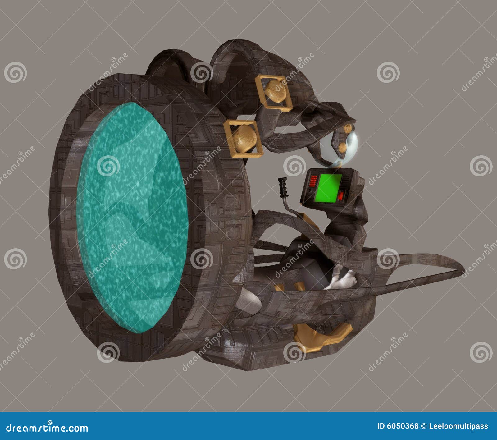 Time Machine stock illustration. Illustration of isolated - 6050368