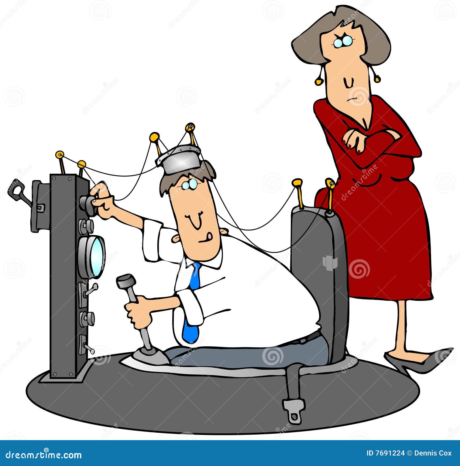 Time Machine stock illustration. Illustration of machine - 7691224