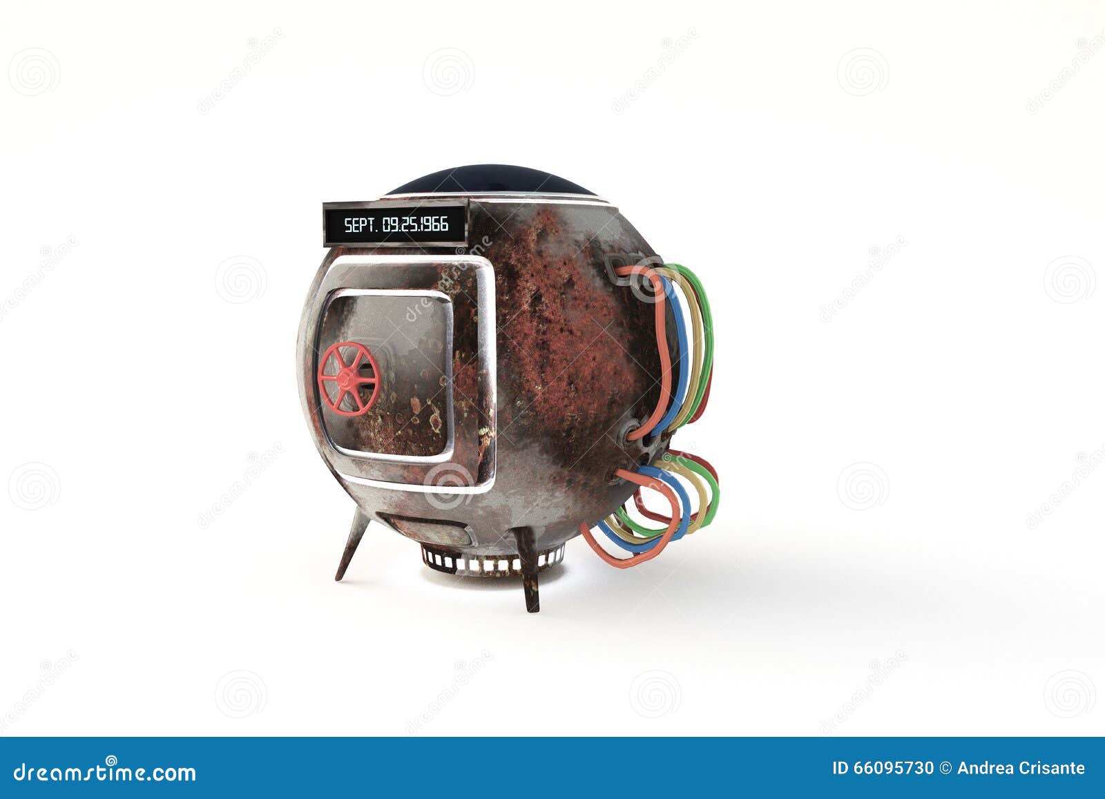 Time machine capsule stock illustration. Illustration of space - 66095730