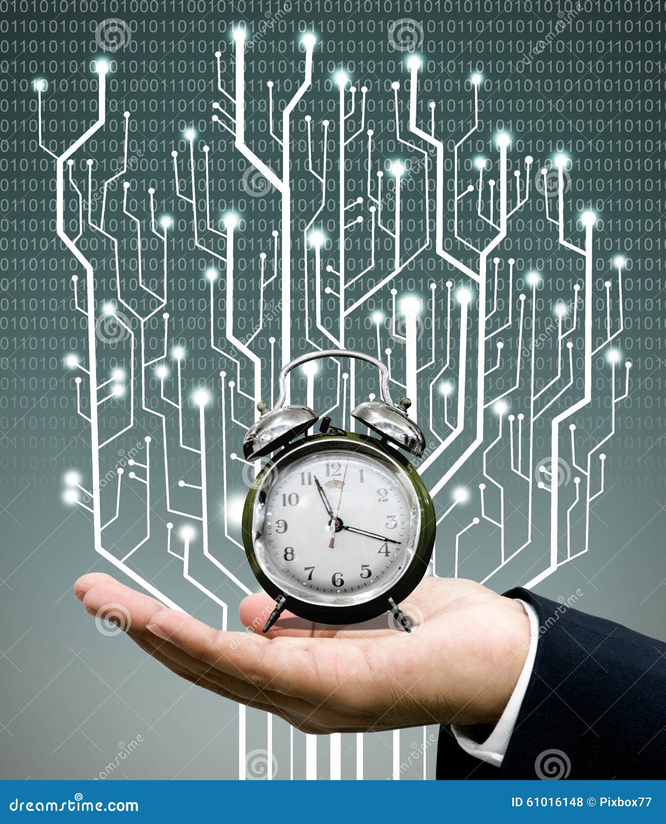 Time machine concept stock photo. Image of abstract, businessman - 61016148