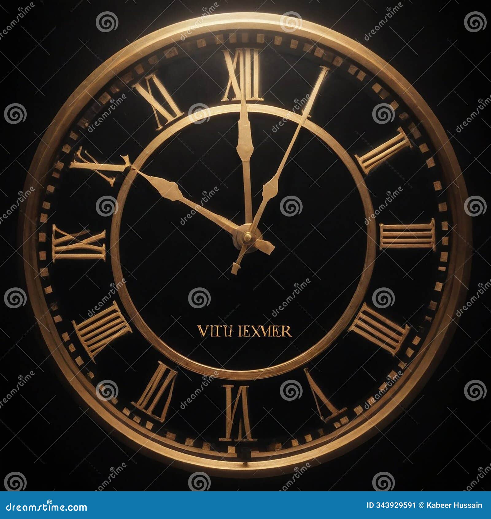 Time Machine. Neon Clock. Watch Dial. Abstract Future Timepiece Face ...