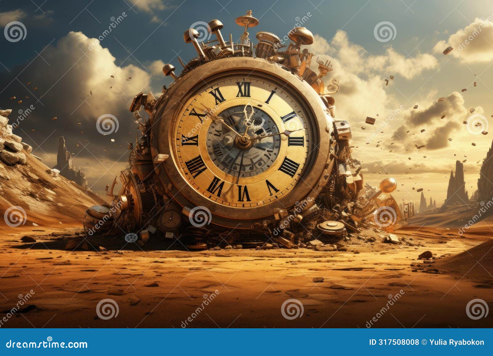 Time Machine Background Stock Photography | CartoonDealer.com #6066374
