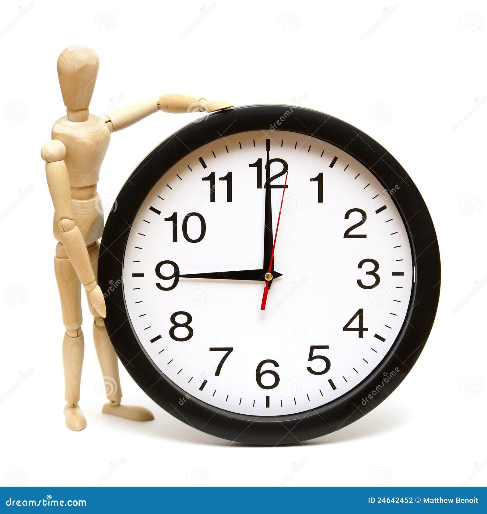 Time Management stock photo. Image of dedication, face - 24642452