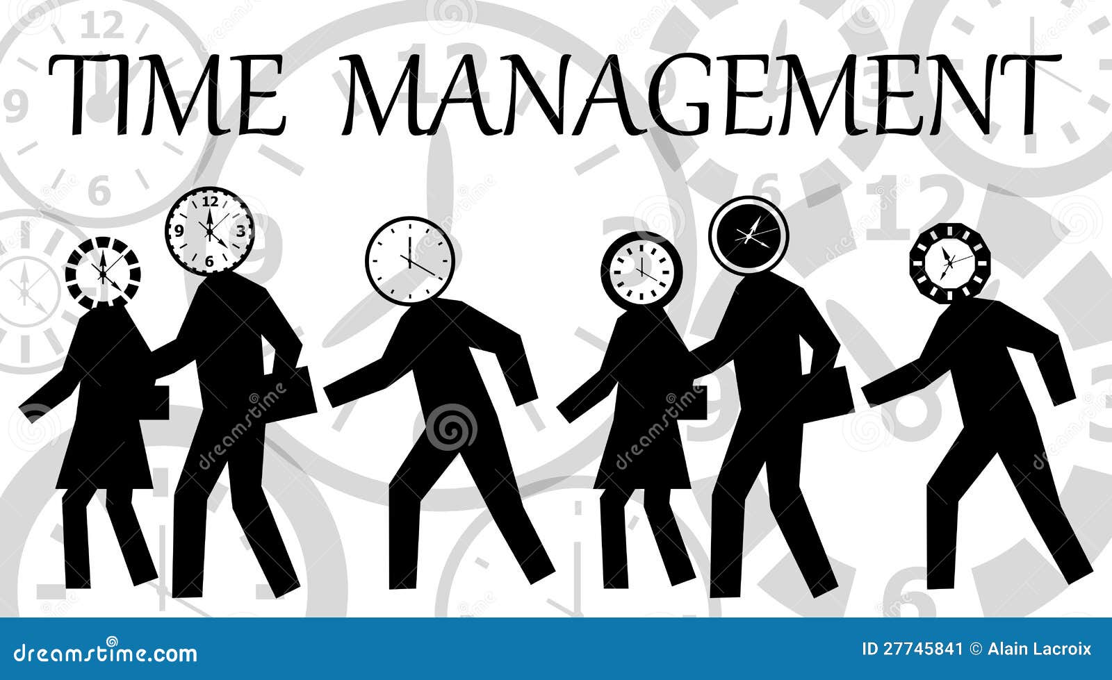 Time management stock illustration. Illustration of efficient - 27745841