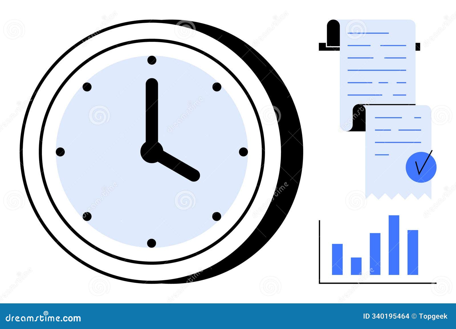 Time Management with Clock, Document, and Graph Elements in Modern ...