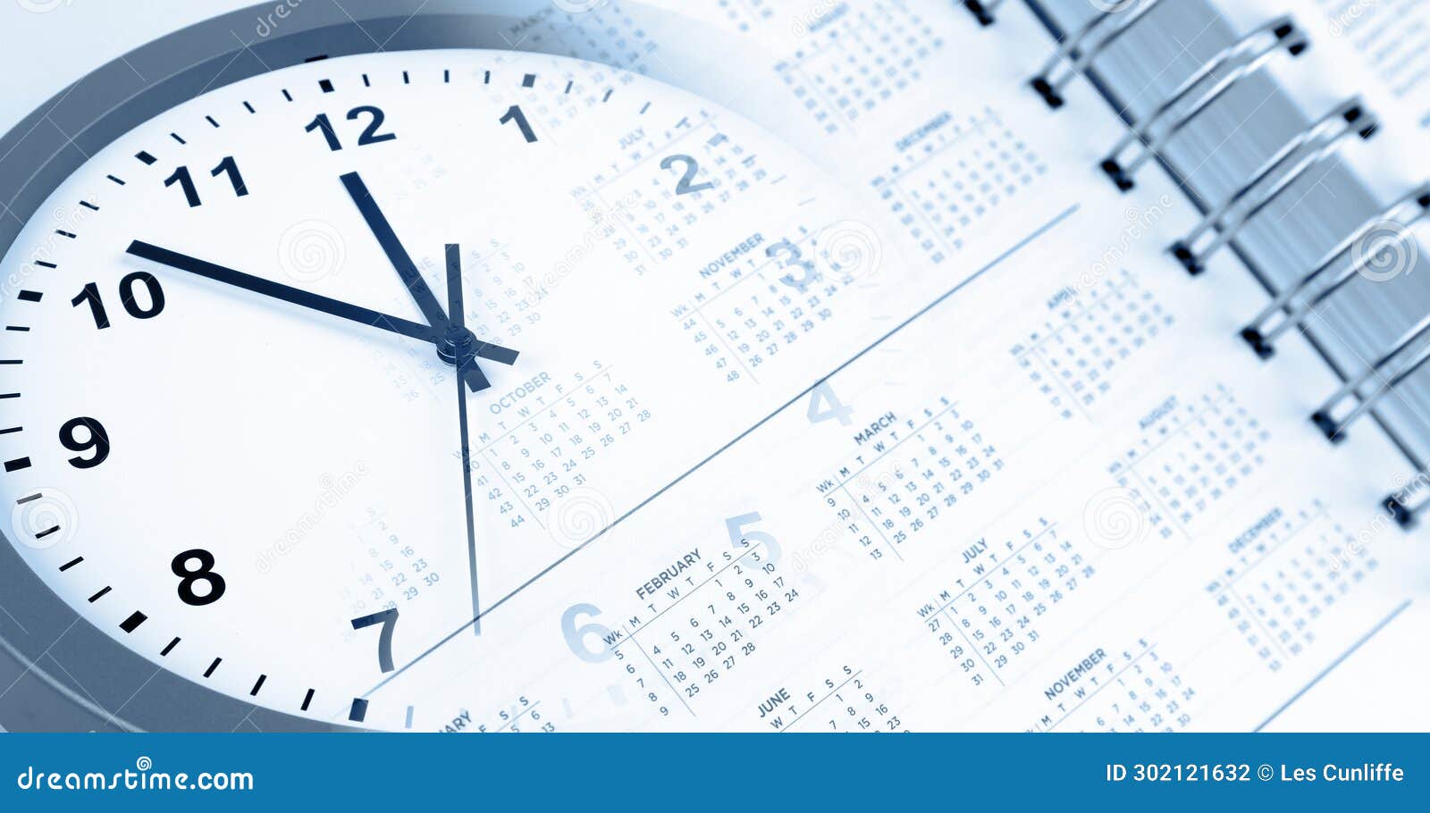 Time management stock photo. Image of date, notebook - 302121632