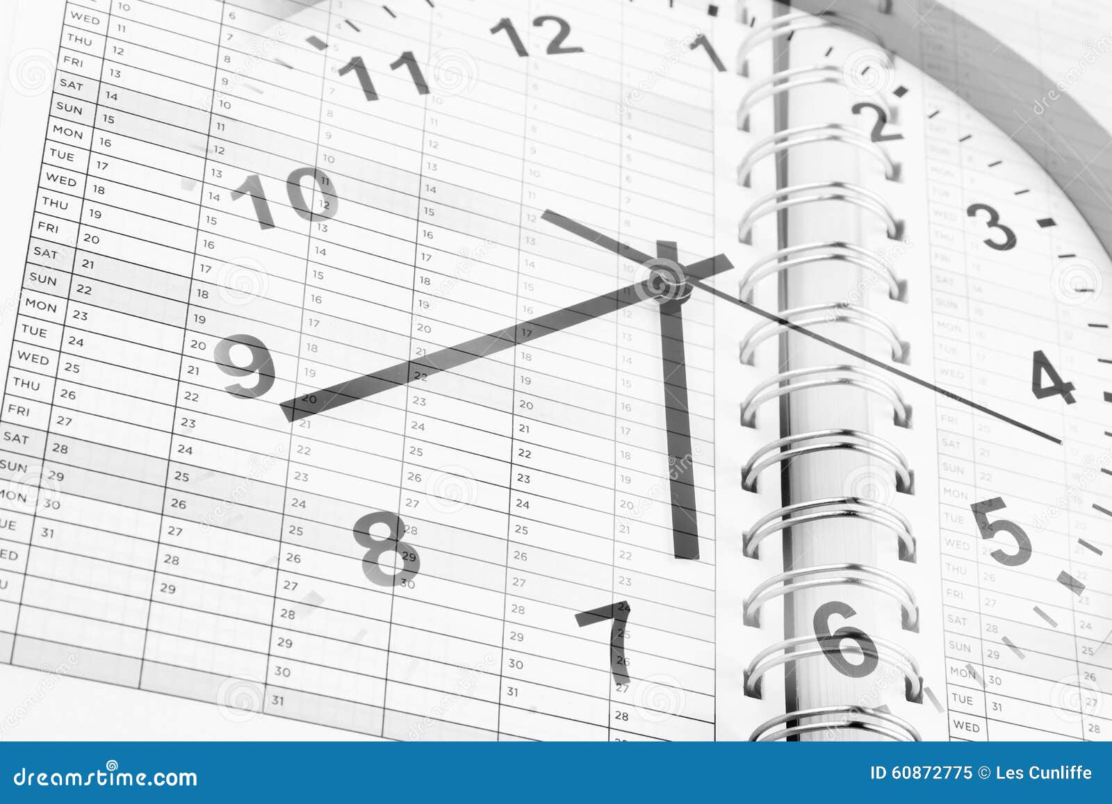Time management stock image. Image of punctuality, diary - 60872775
