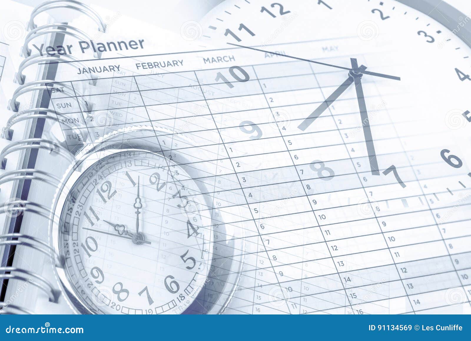 Time management stock image. Image of planner, objects - 91134569
