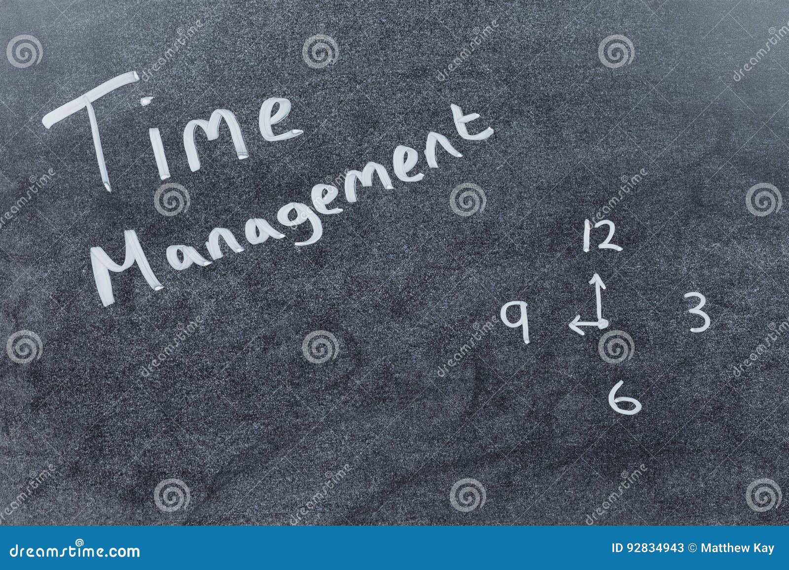 Time Management Concept with Handwritten Text Stock Image - Image of ...