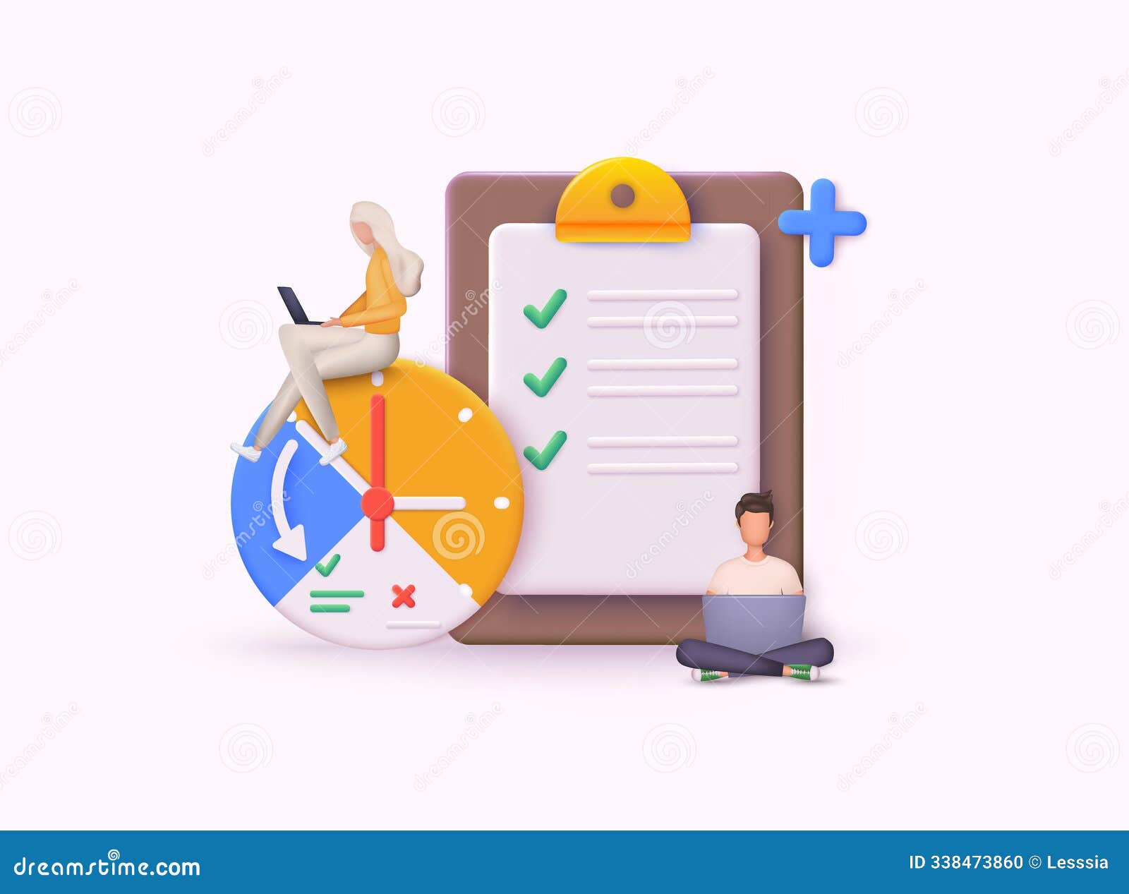 Organization Of Working Process, Time, Business Planning, Statistics ...