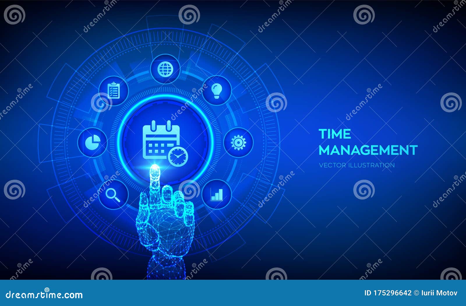 Time Management Concept Planning, Organization, Working Time. Project ...