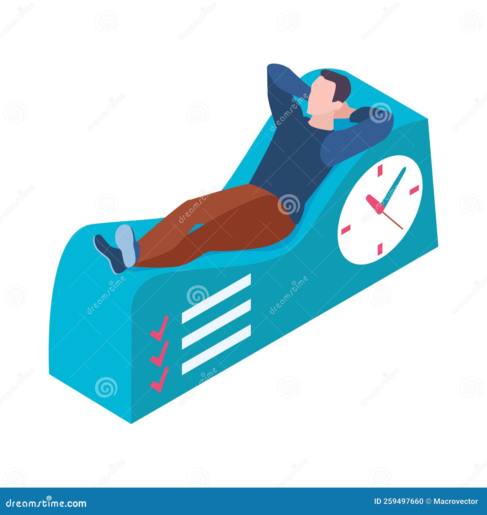 Time Management Concept stock vector. Illustration of organization ...