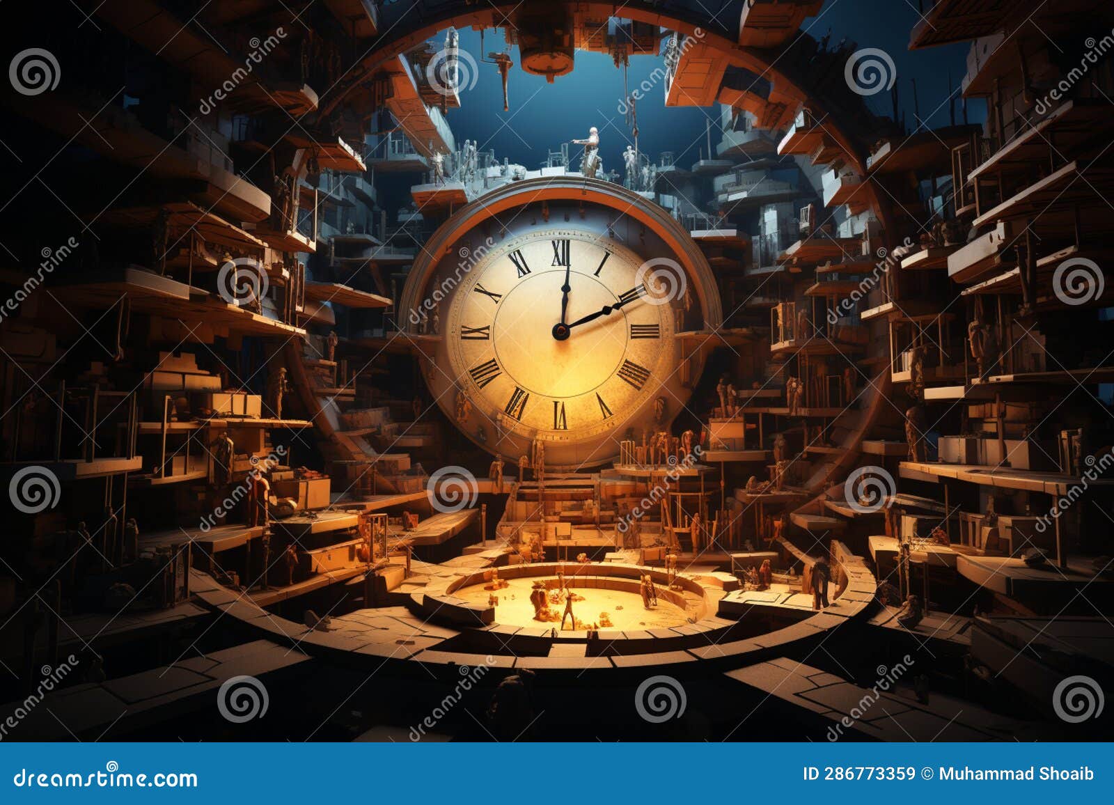 Time Management Concept Squeeze Time, a Metaphor for Efficiency Stock ...