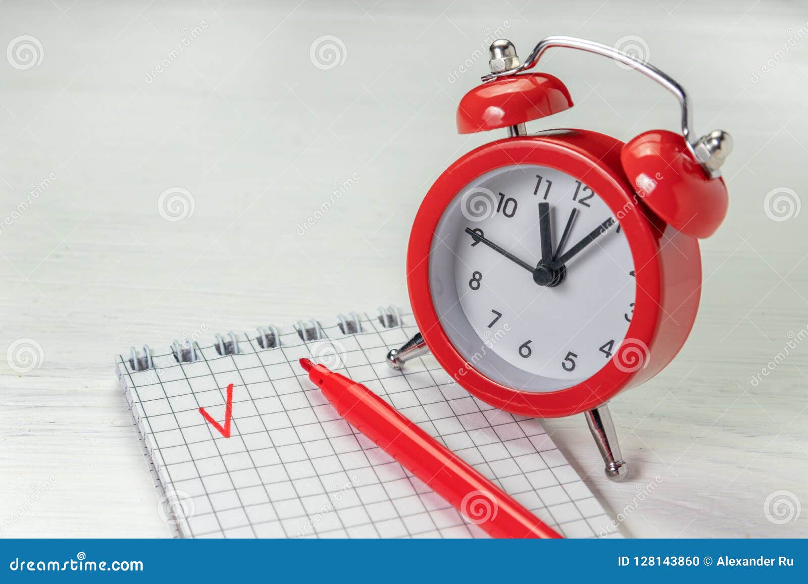 Time Management Concept. Time To Complete the Task. Check List ...
