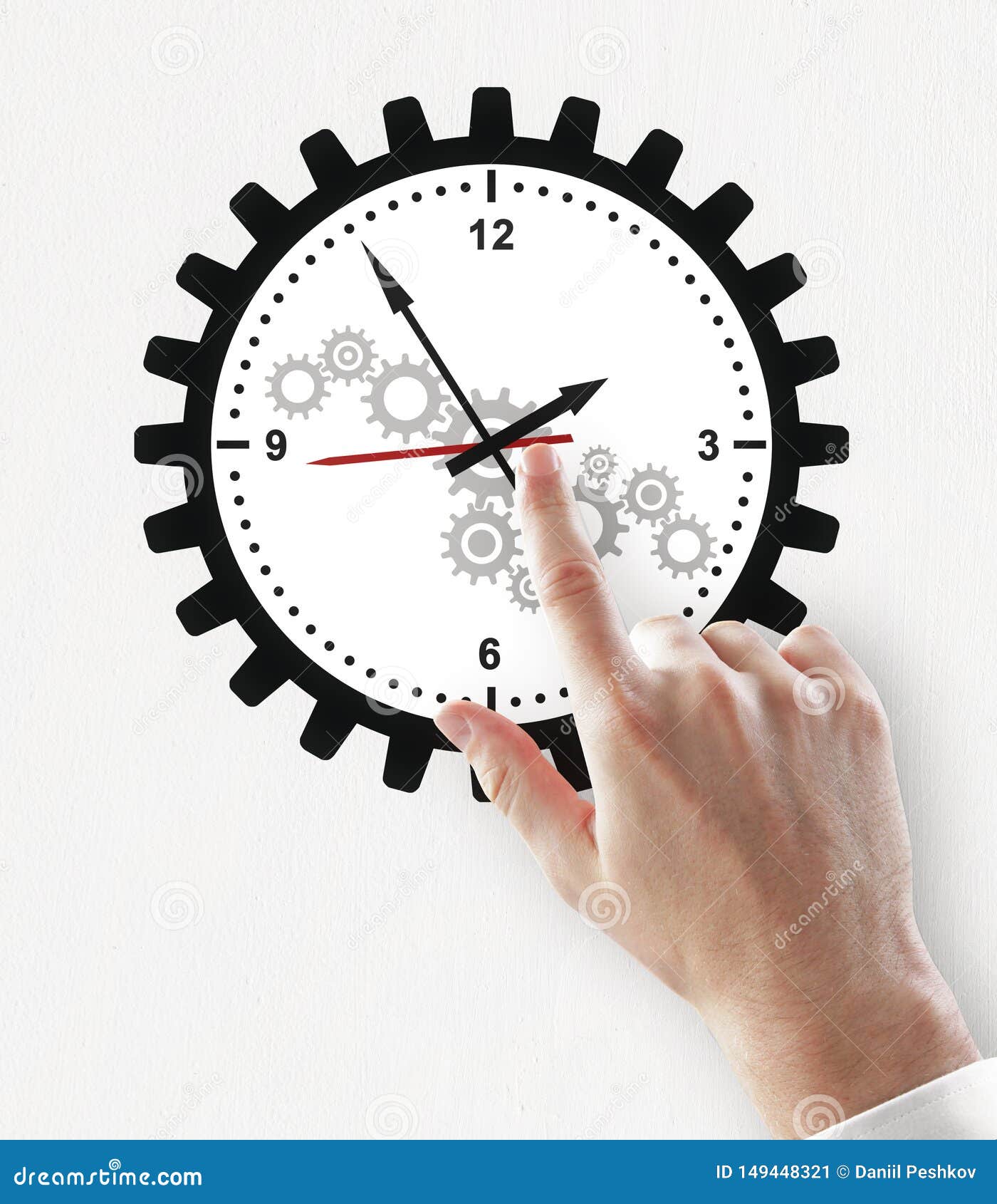 Time Management and Deadline Concept Stock Image - Image of holding ...