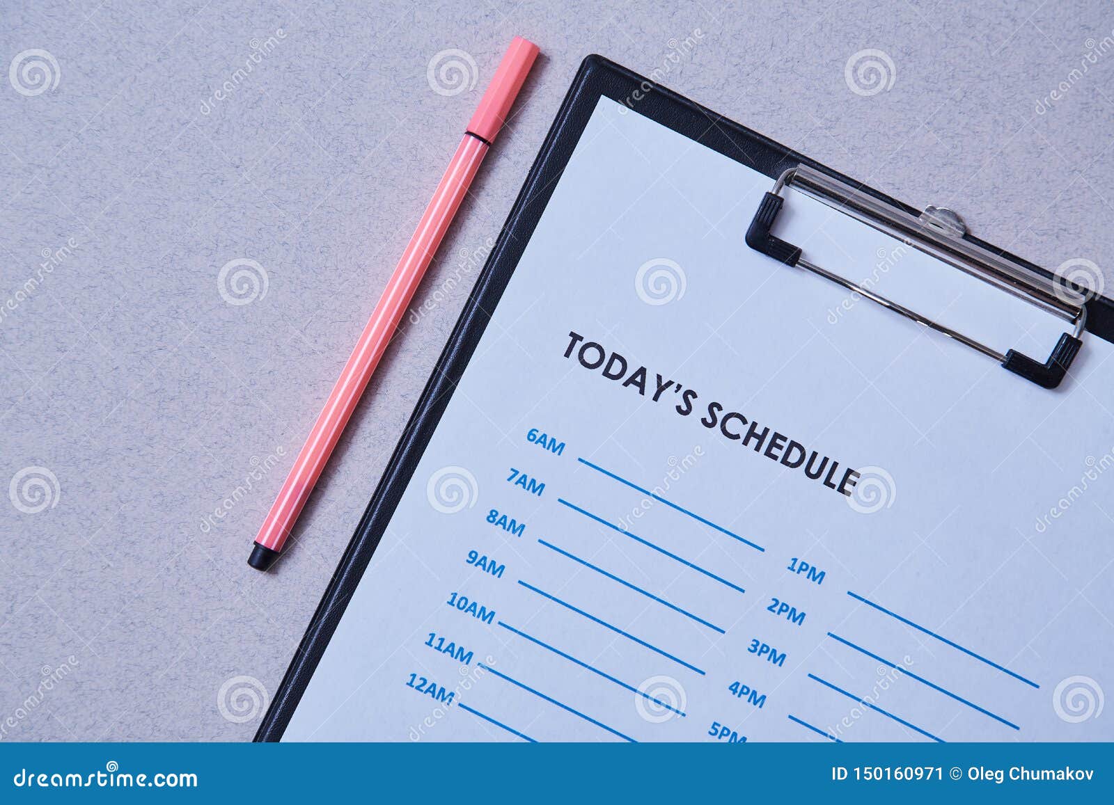 Time Management Deadline and Schedule Concept: Schedule Sheet and Pen ...