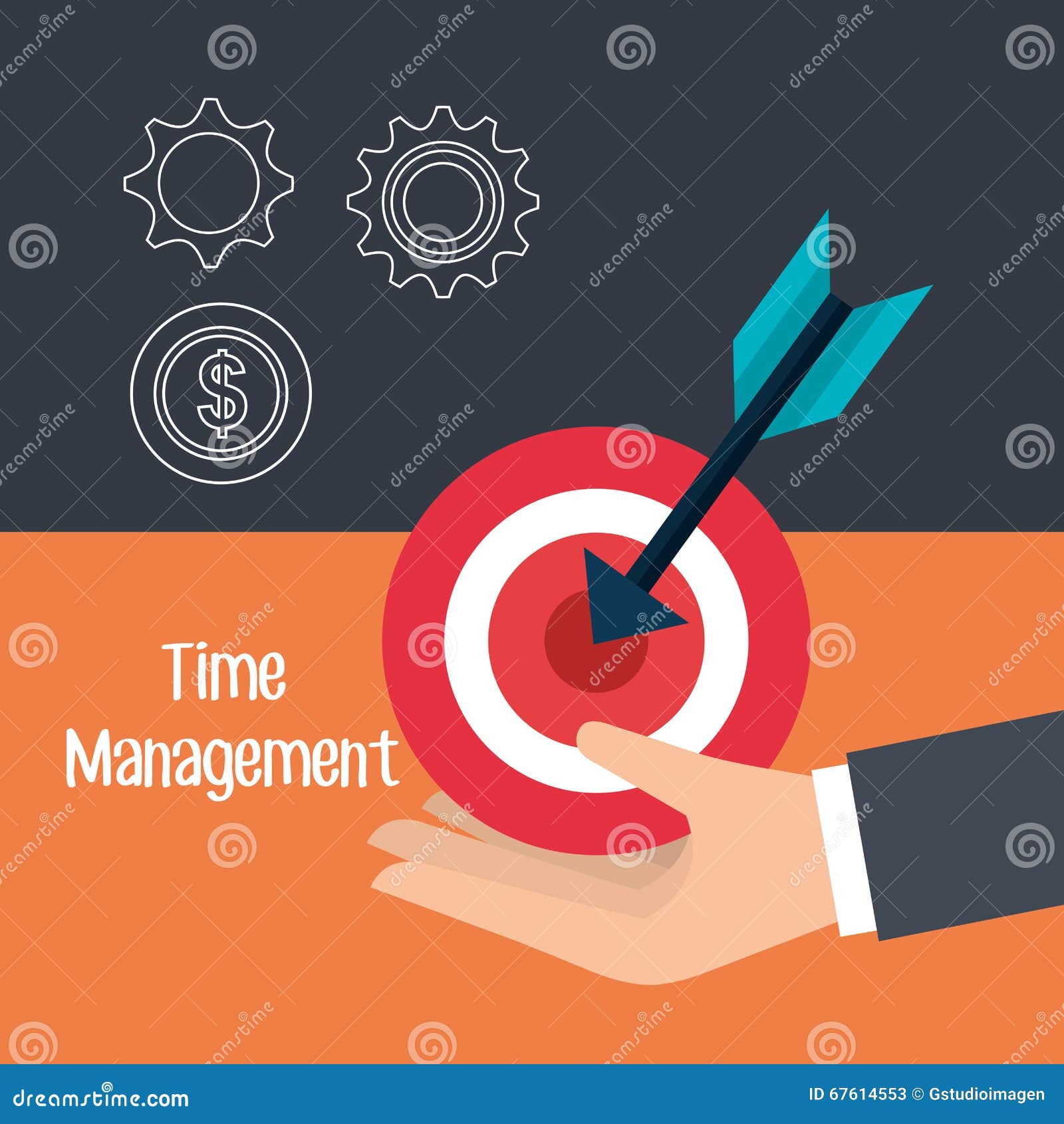 Time management design stock illustration. Illustration of element ...