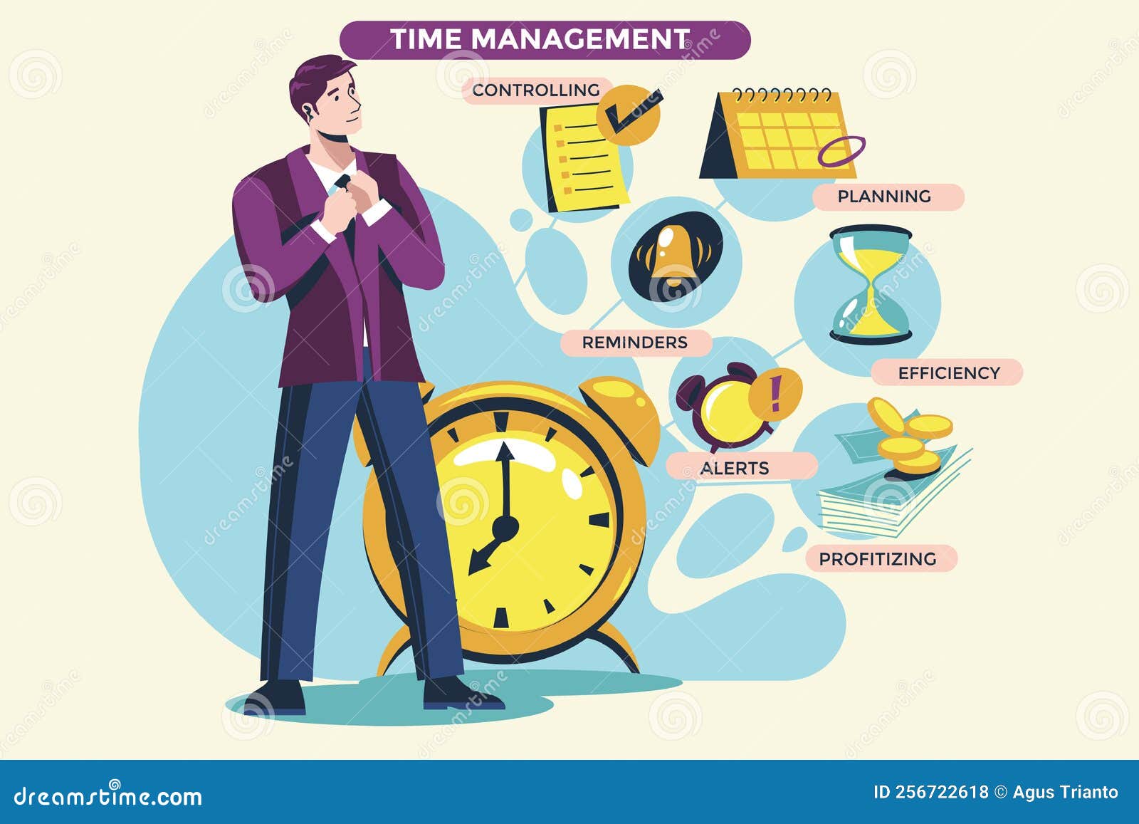 Time Management Concept Planning, Organization, Working Time Stock ...