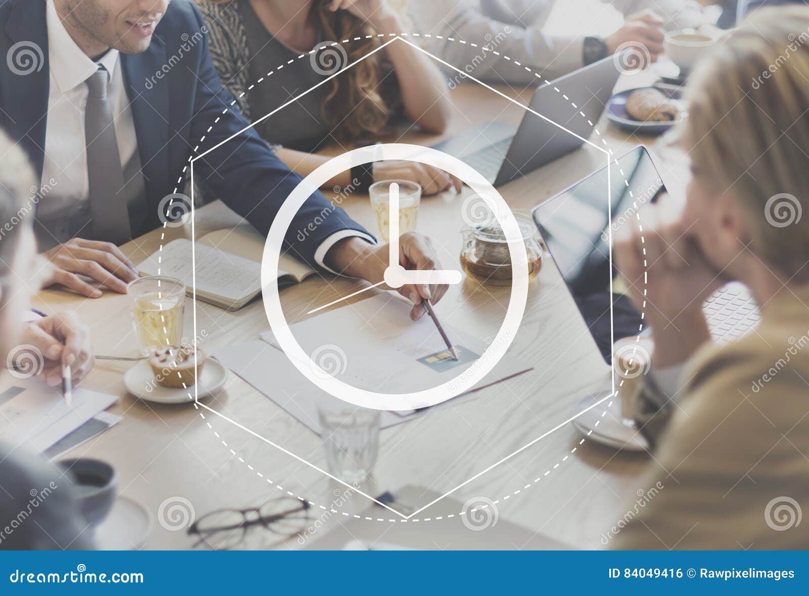 Time Management Duration Interval Graphic Concept Stock Photo - Image ...