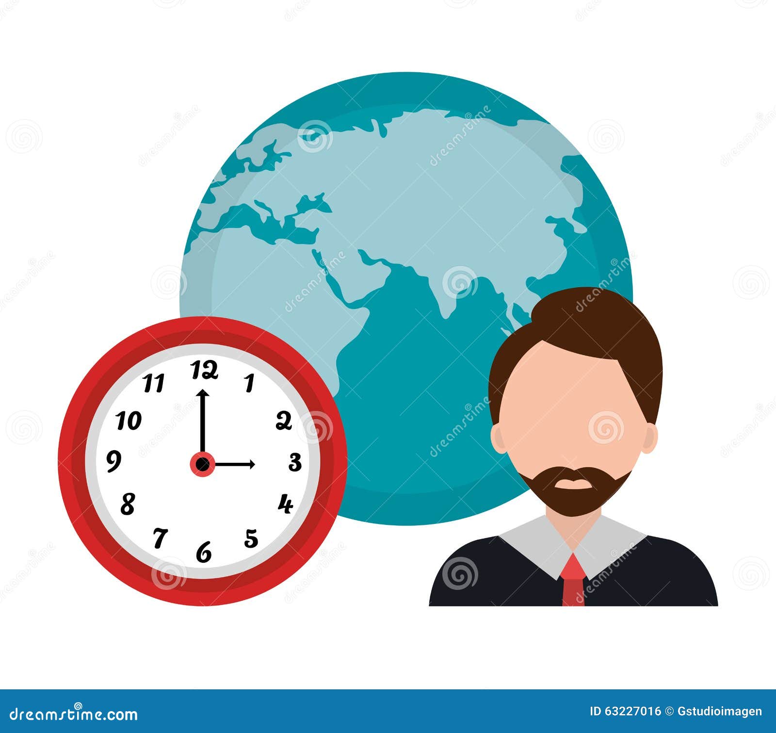 Time management graphic stock vector. Illustration of design - 63227016