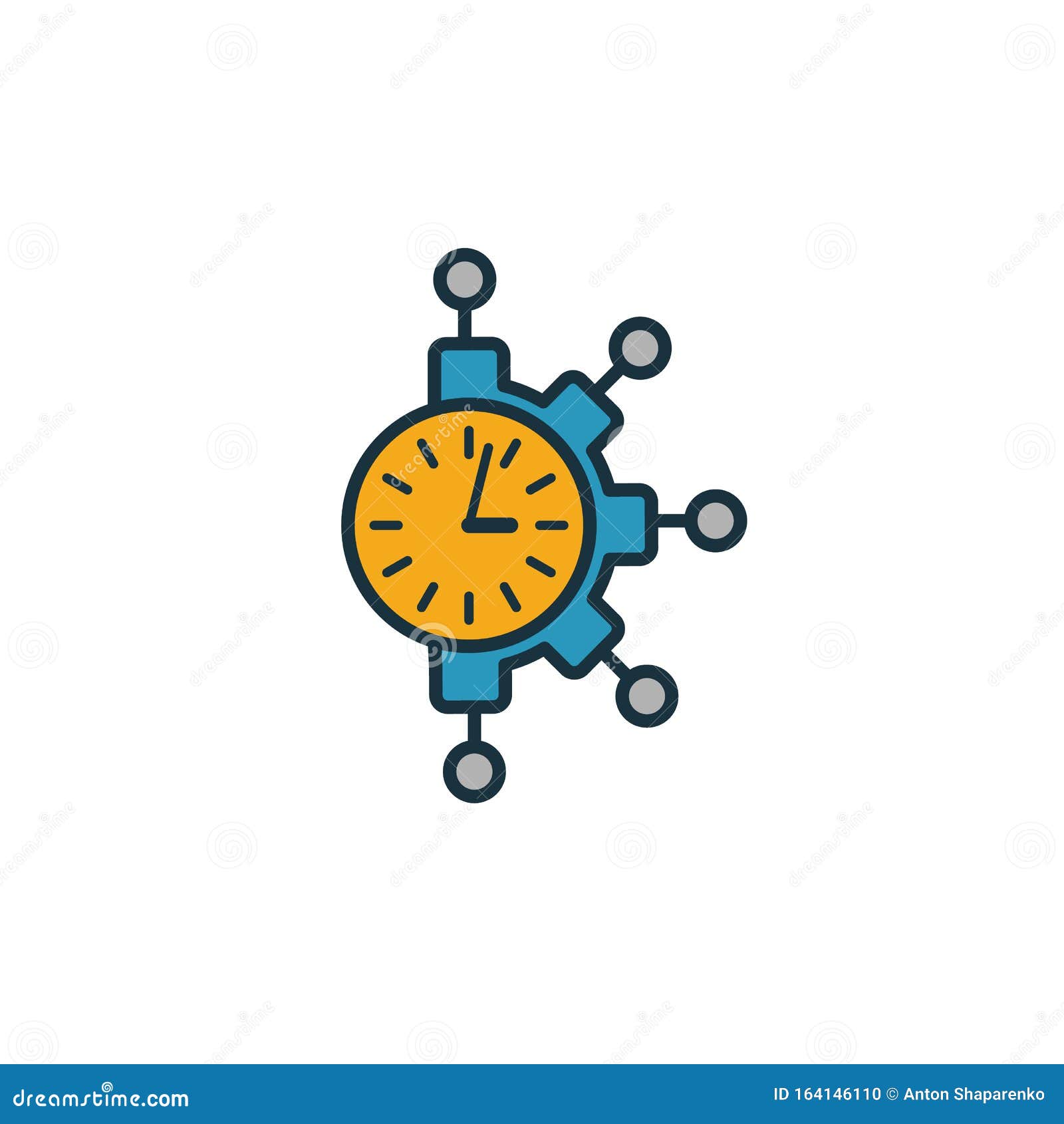 Time Management Icon. Simple Element from Productivity Icons Collection ...
