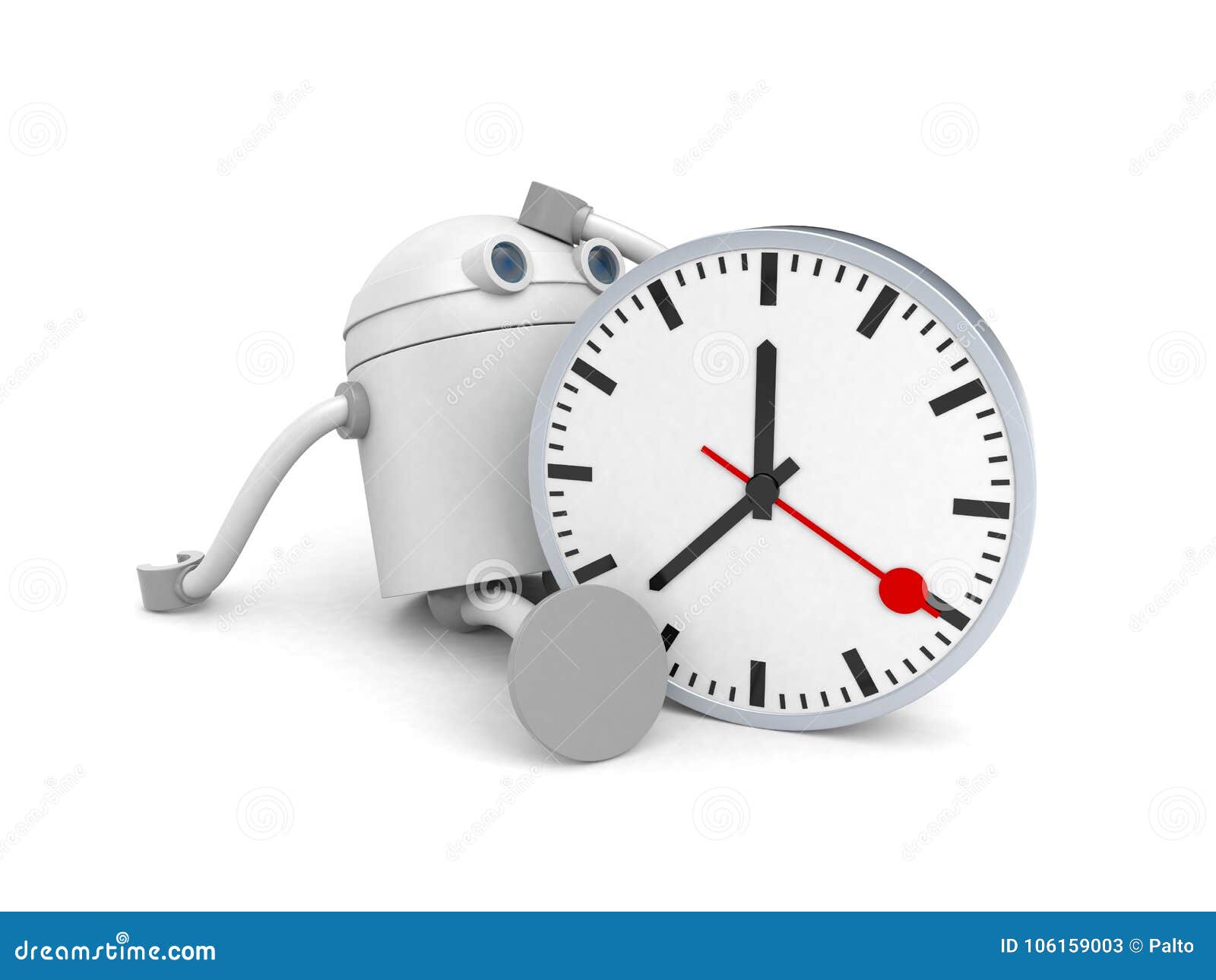Time management. Lost time stock illustration. Illustration of ring ...
