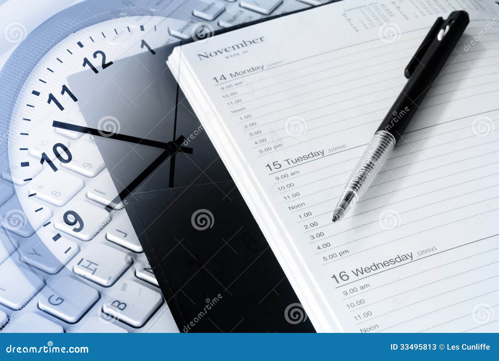 Time management stock image. Image of page, keyboard - 33495813