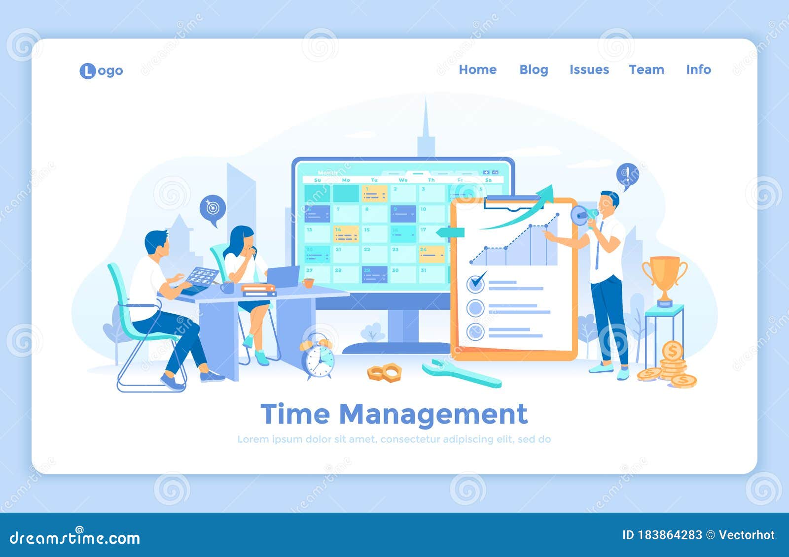 Time Management, Planning Schedule. Organization of Working Time. a ...