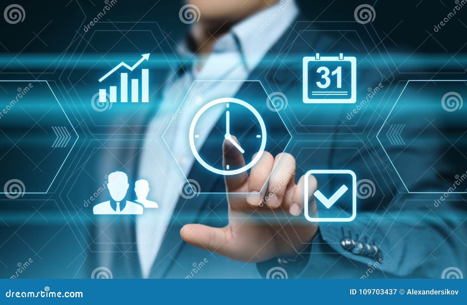 Time Management Project Efficiency Strategy Goals Business Technology ...