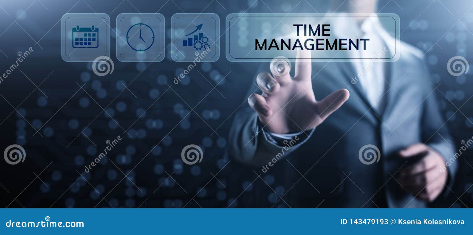 Time Management Project Planning Business Internet Technology Concept ...