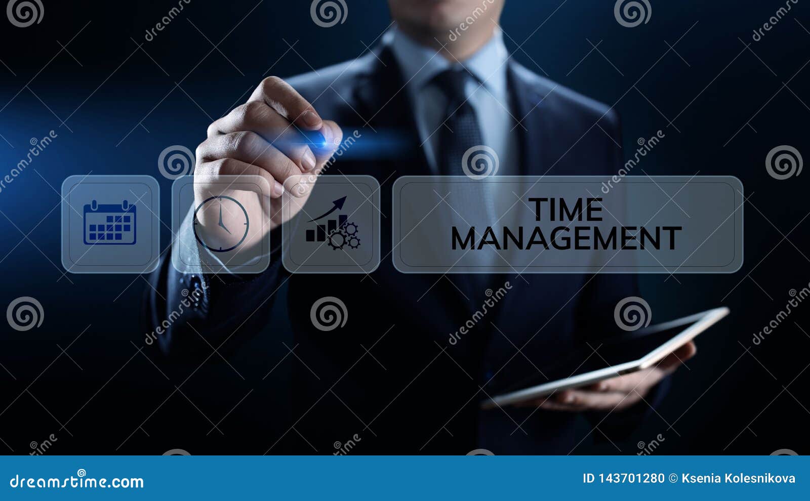 Time Management Project Planning Business Internet Technology Concept ...