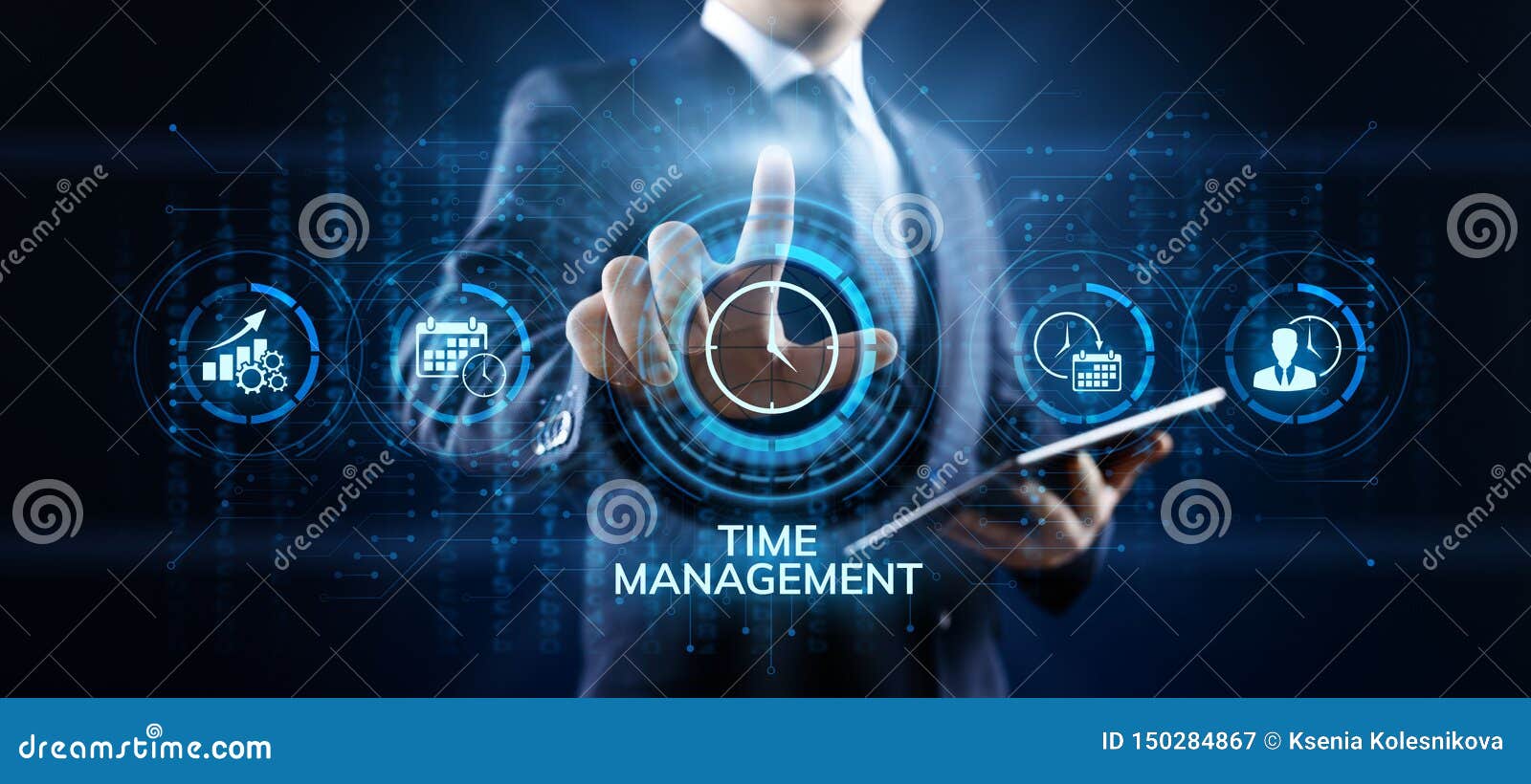 Time Management Project Planning Business Internet Technology Concept ...