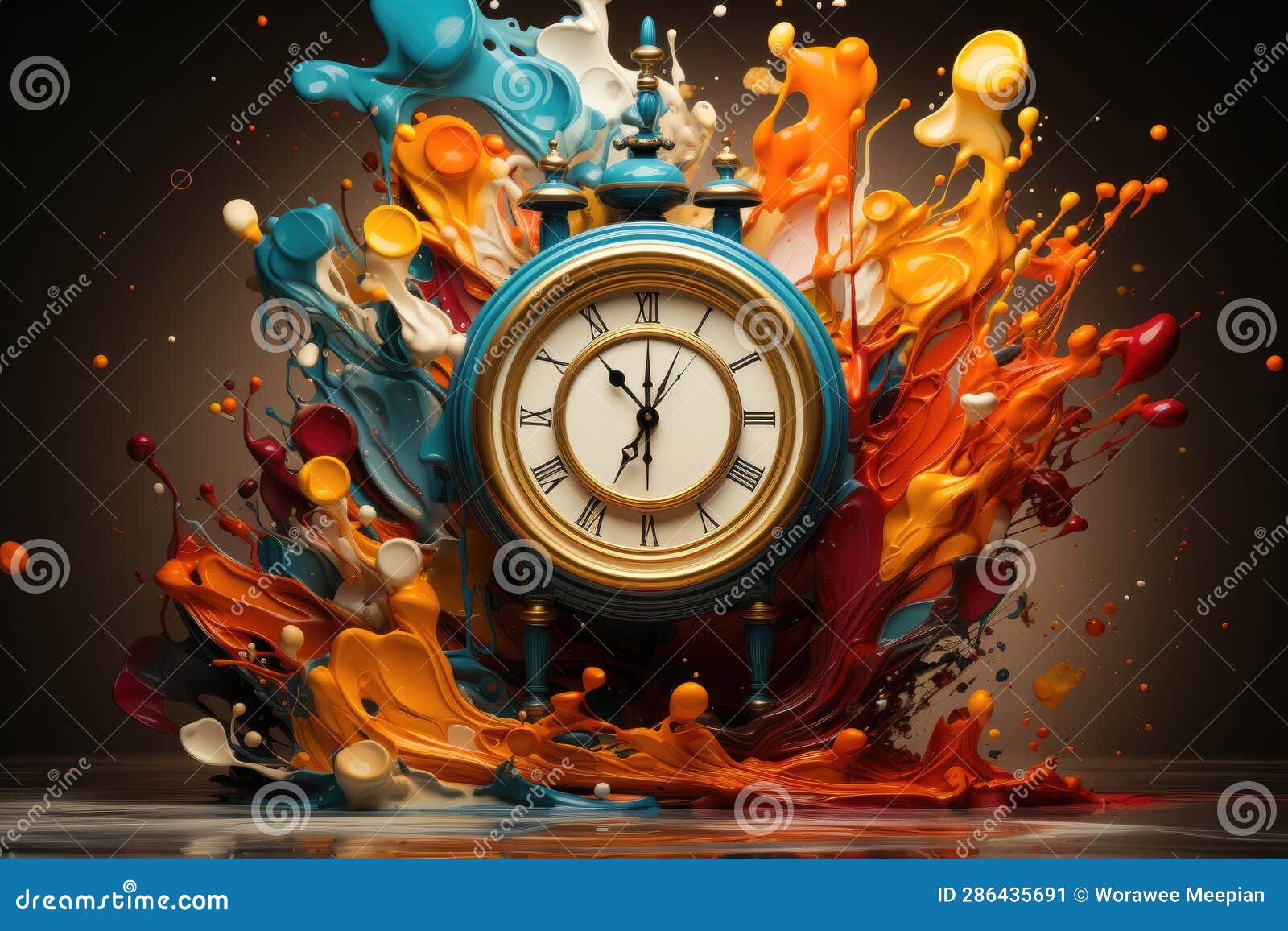 Time Management, Reminder and Schedule Concept. Generative AI Stock ...