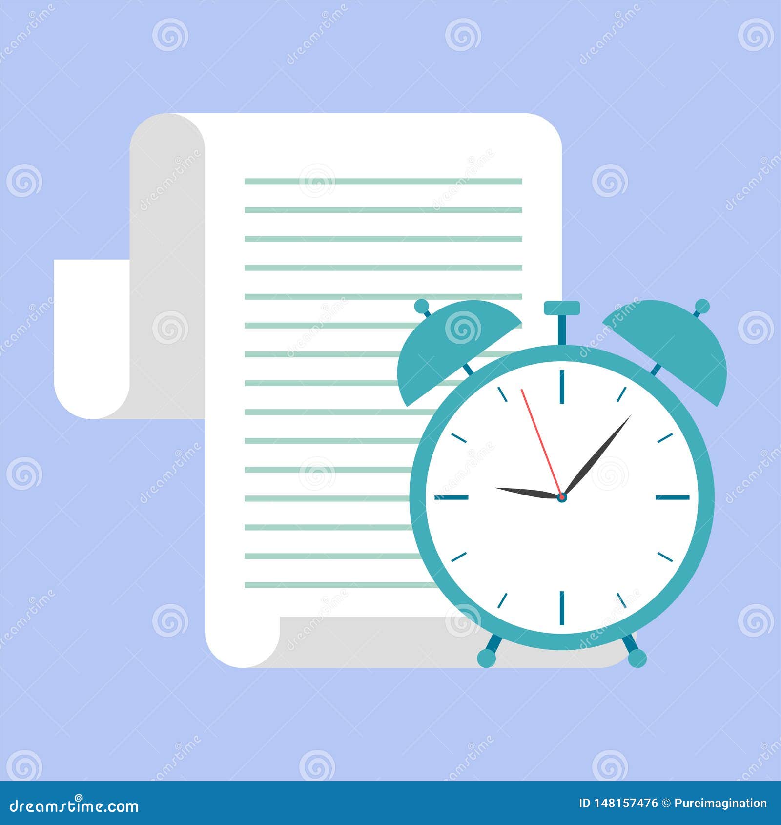 Time Management, Schedule Concept or Planner Stock Vector ...