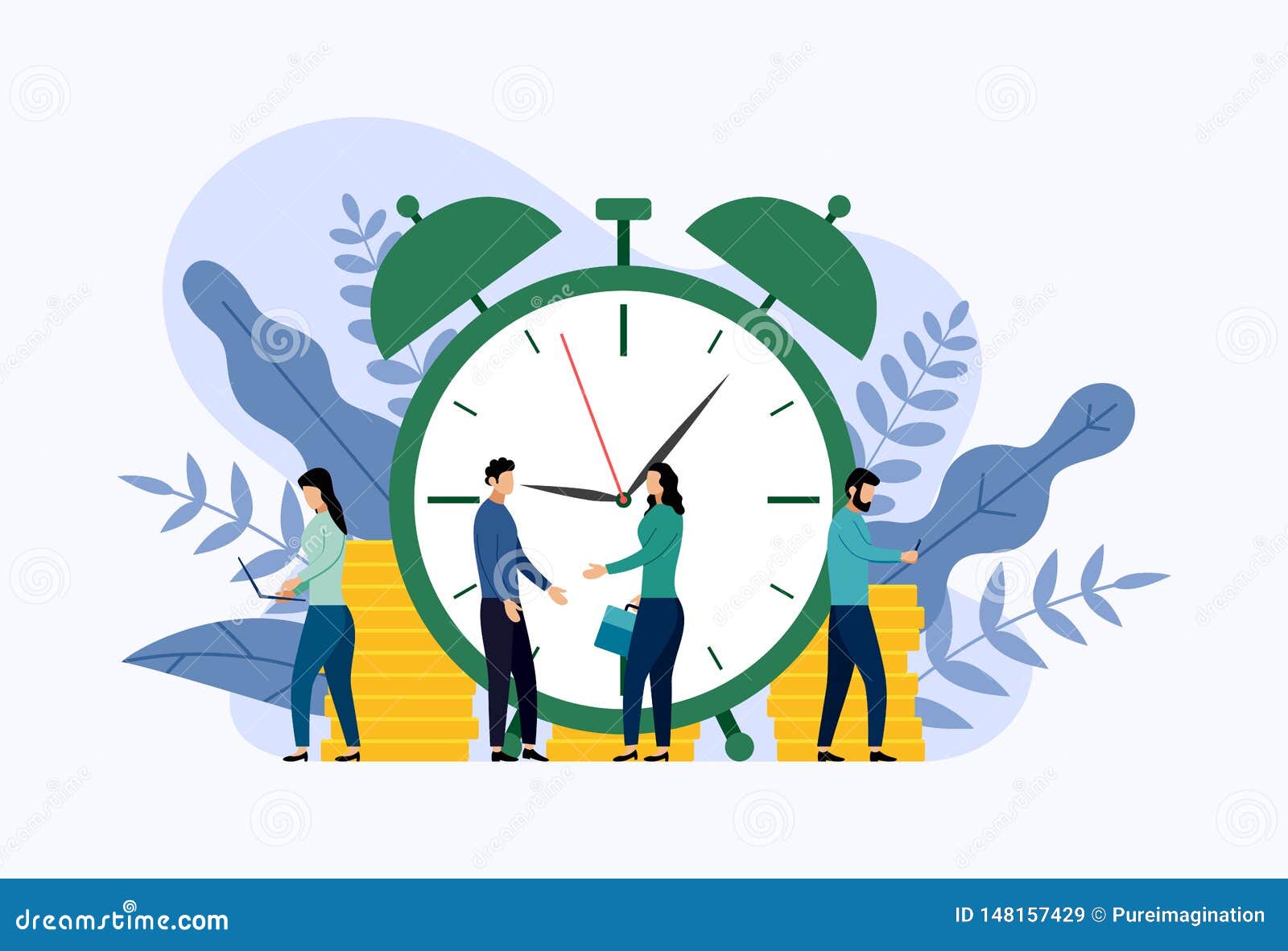 Time Management, Schedule Concept or Planner Stock Vector ...