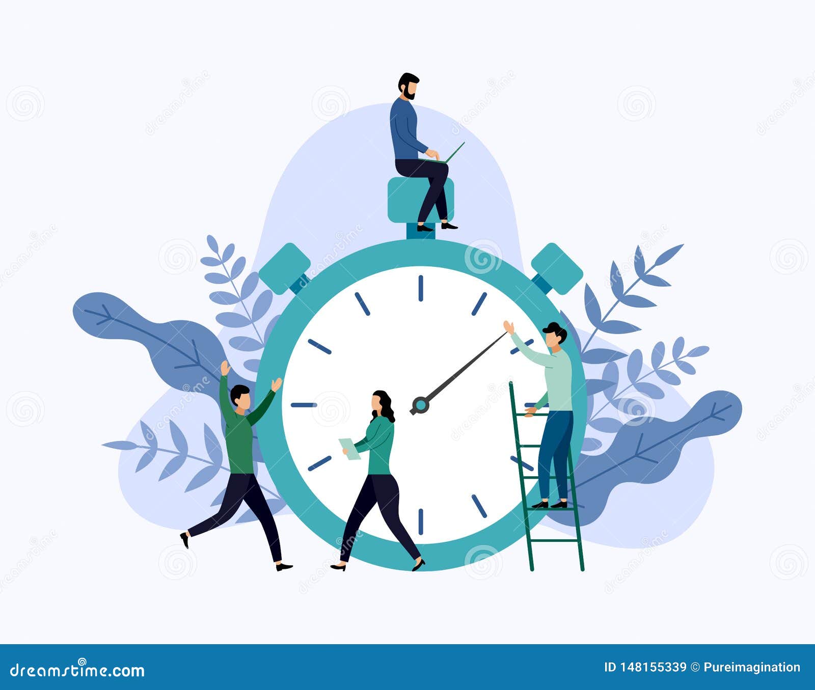 Time Management, Schedule Concept or Planner Stock Vector ...