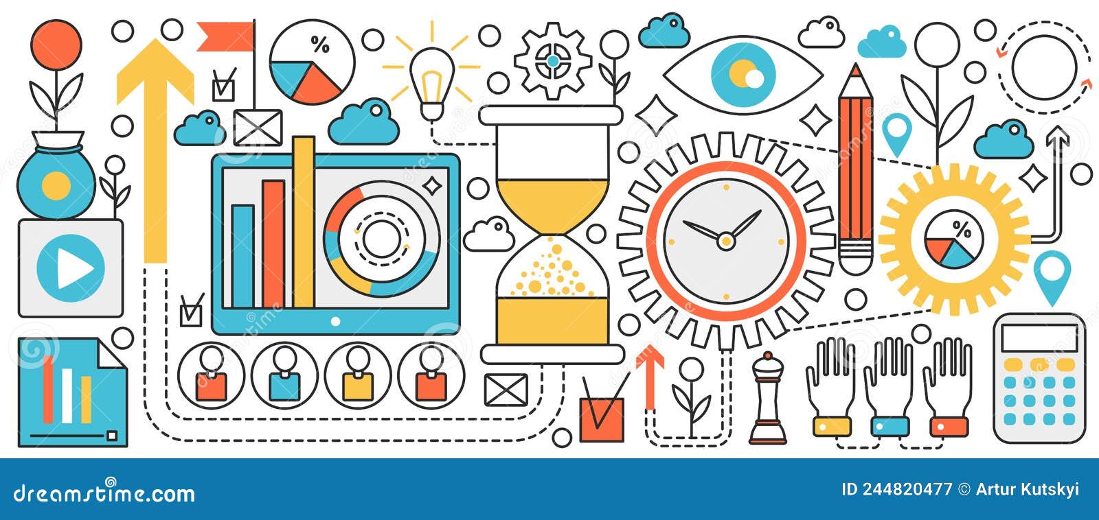 Time Management Technology, Productivity of Processes, Plans and ...