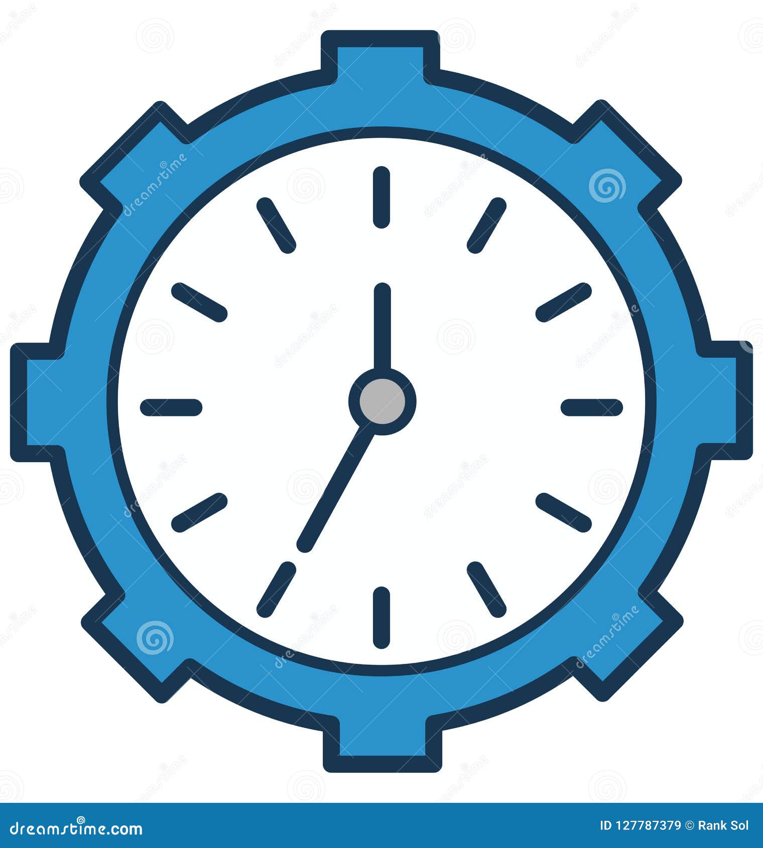 Time Management, Time Settings Isolated Vector Icon Can Be Easily ...