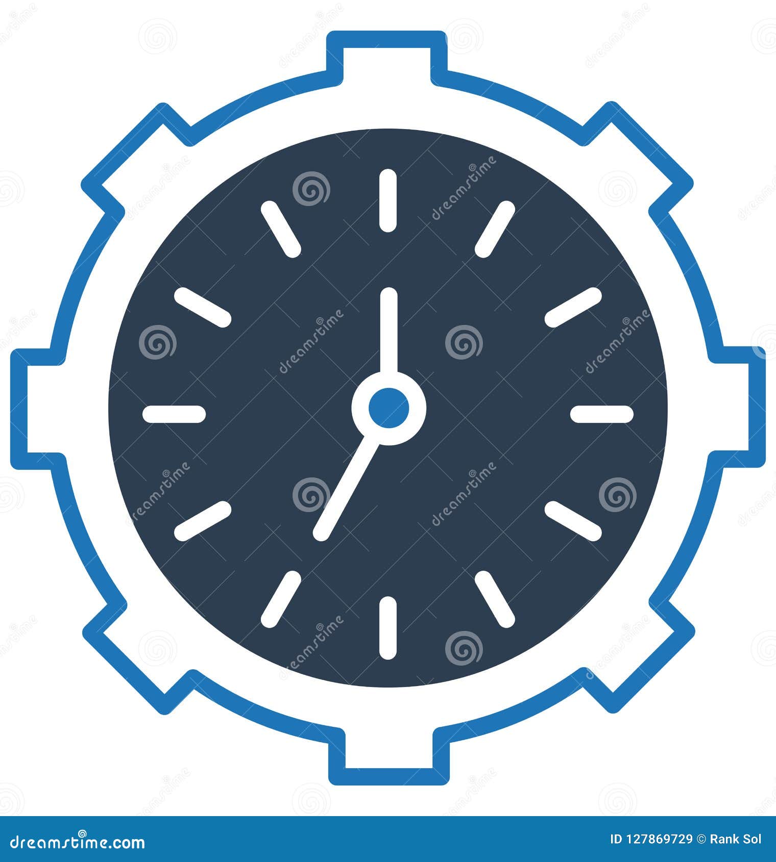 Time Management, Time Settings Isolated Vector Icon Can Be Easily ...