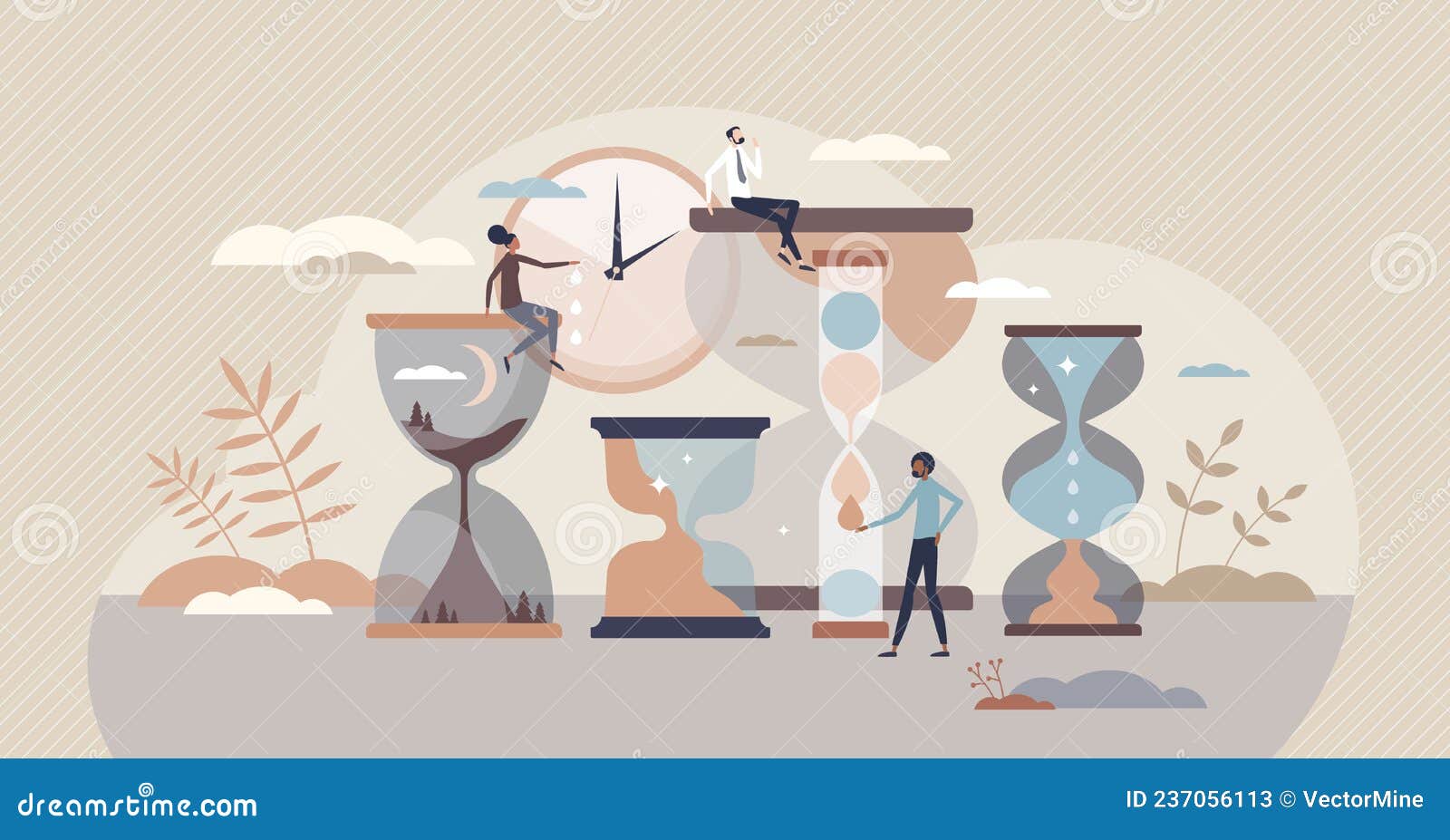 Time Management with Various Tasks Deadline Pressure Tiny Person ...