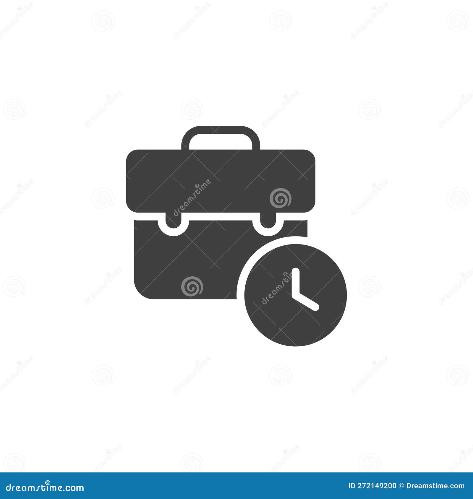 Time Management Vector Icon Stock Vector - Illustration of flat ...