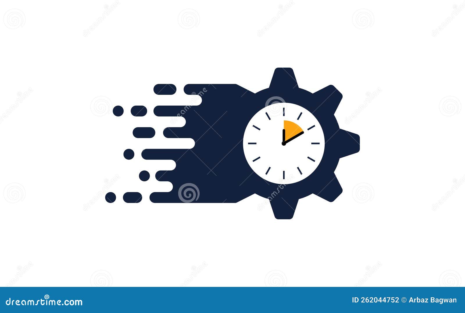 Time Management Watch Work Speed Running Background Stock Vector ...